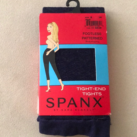 SPANX | Accessories | Nwt Spanx Bodyshaping Footless Patterned Tights ...